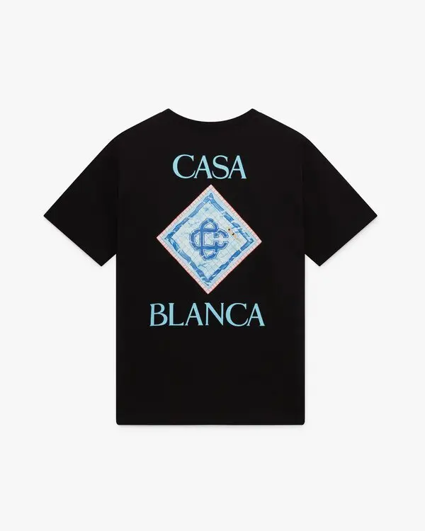 Casablanca Pool Short Sleeve T-shirt - Black