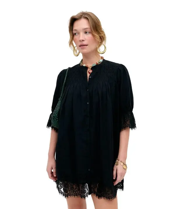 Rixo Siera Dress - Black