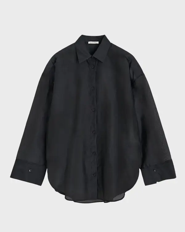 BY MALENE BIRGER Shirt Derris Soft Organza - Black