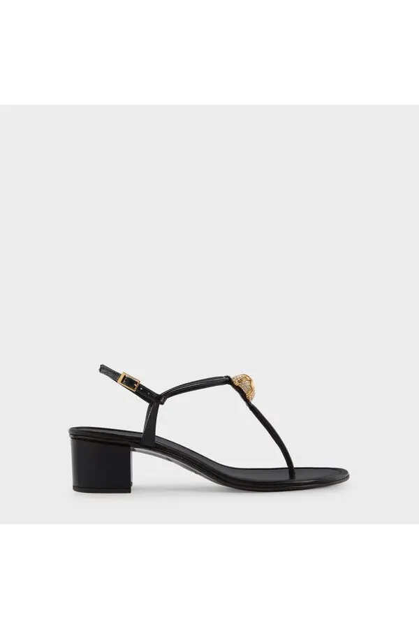 GIUSEPPE ZANOTTI Cocktail Sandal 40 - Black