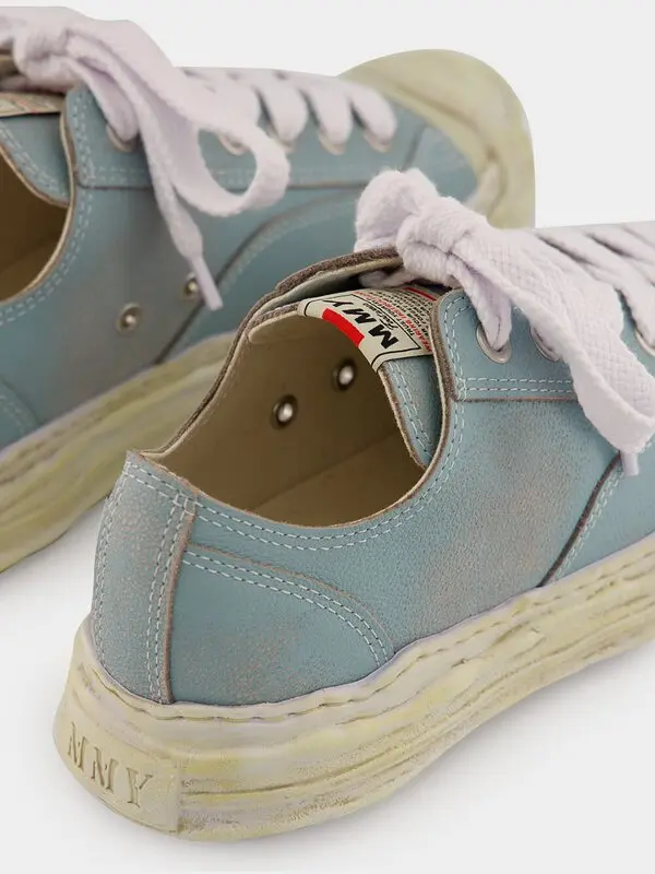 Mihara Yasuhiro Light Hank Og Sole Leather Sneakers - Blue