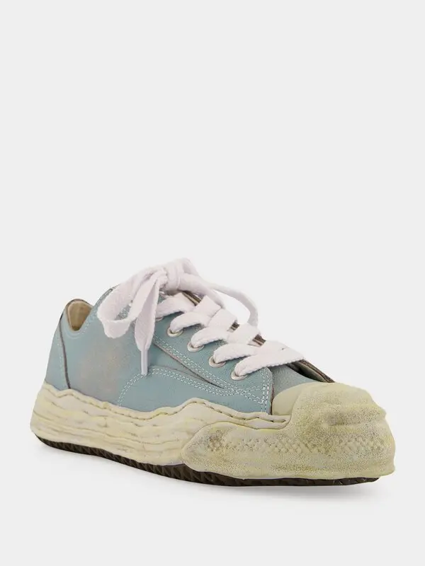 Mihara Yasuhiro Light Hank Og Sole Leather Sneakers - Blue