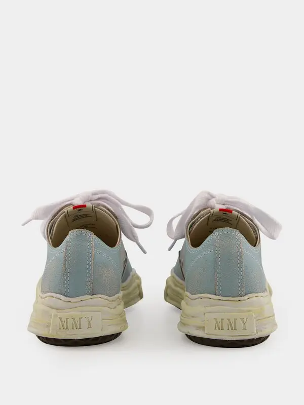 Mihara Yasuhiro Light Hank Og Sole Leather Sneakers - Blue