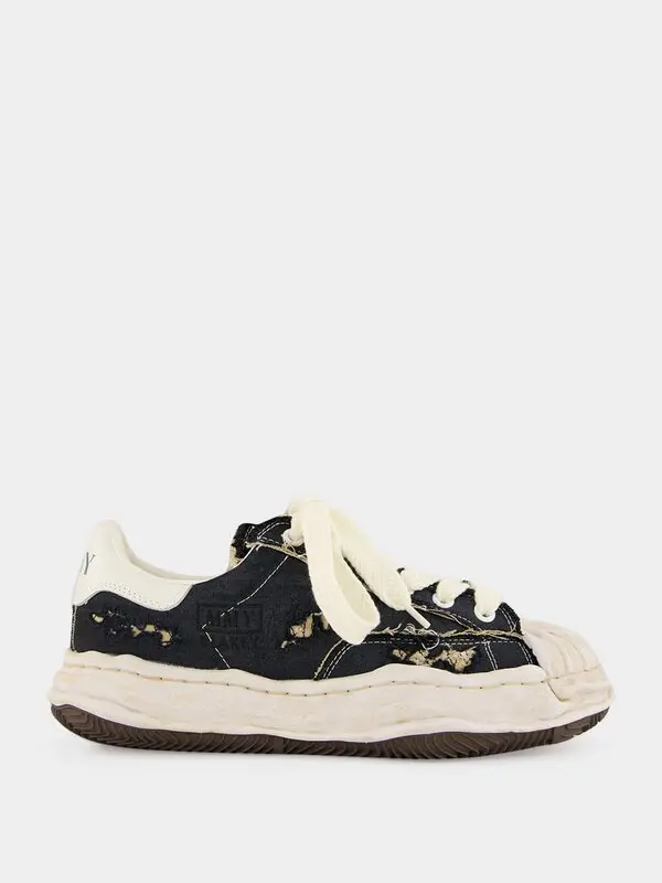 Mihara Yasuhiro Blakey Og Sole Canvas Sneakers - Black