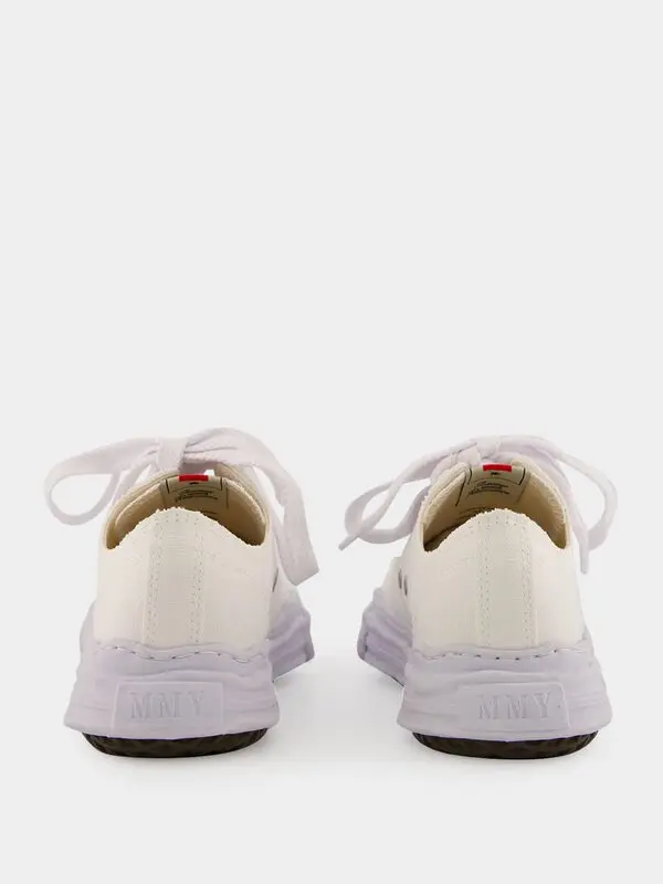 Mihara Yasuhiro Hank Og Sole Canvas Sneakers - White