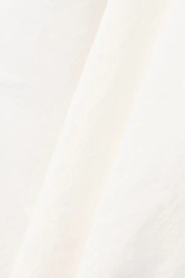 Tove Petra One-shoulder Gathered Linen Top