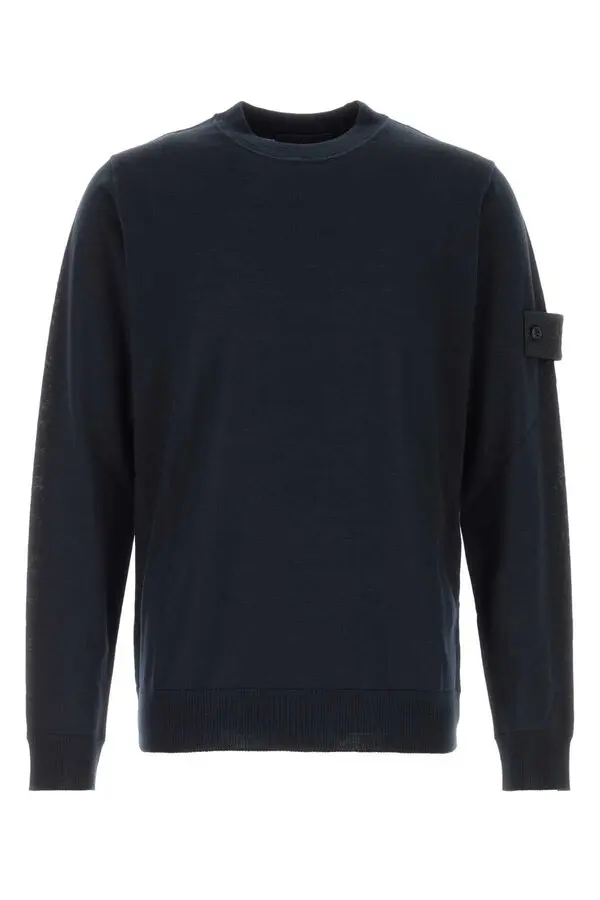Stone Island Midnight Wool Turtleneck Sweater