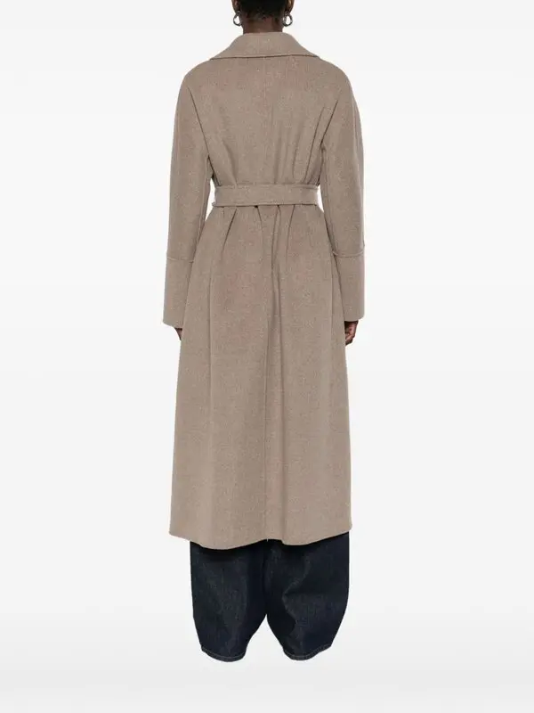 Max Mara Belted Silk & Nylon Coat - Multicolor