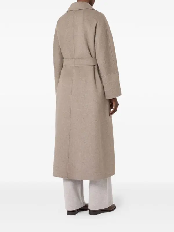 Max Mara Belted Silk & Nylon Coat - Multicolor