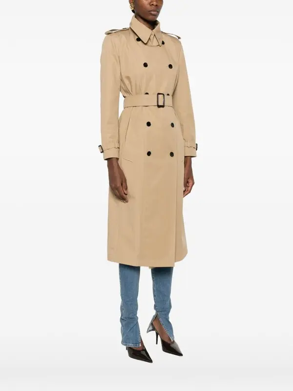 Gucci Cotton Long Trench Coat - Multicolor