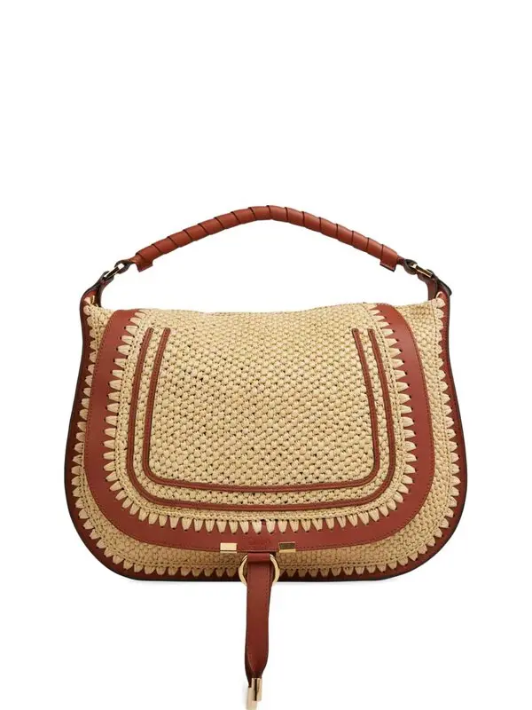 Chloé Marcie Raffia Tote Bag - Multicolor