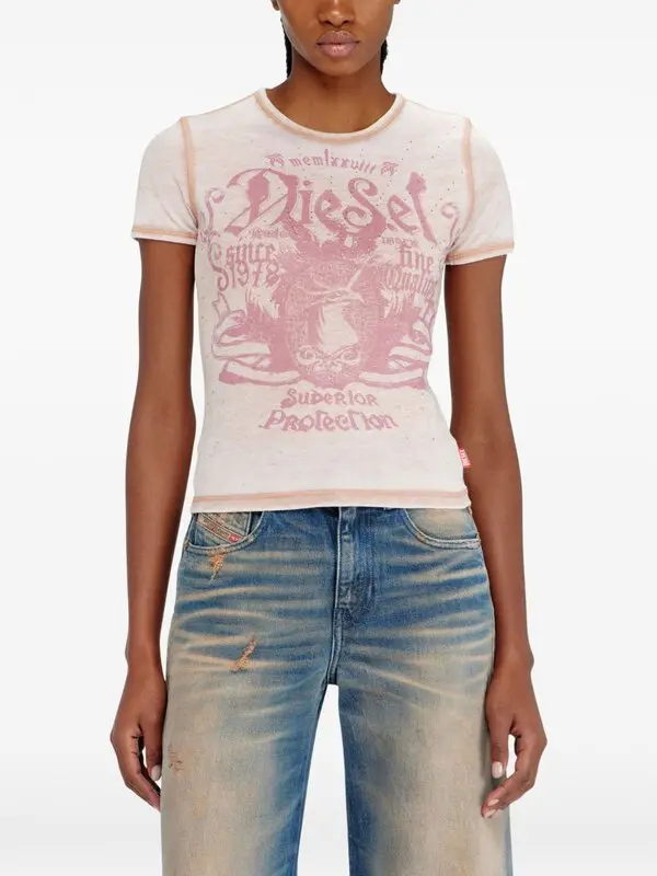 DIESEL® Short Sleeve Printed T-shirt