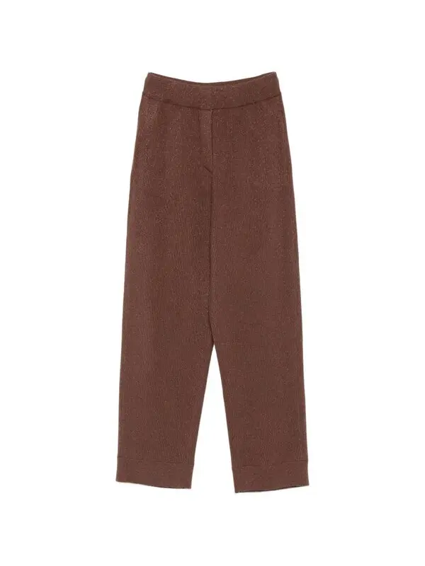 Brunello Cucinelli Cashmere Trousers - Multicolor
