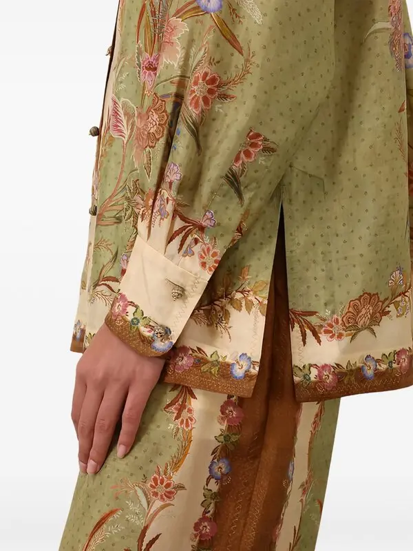Zimmermann Indra Printed Silk Shirt - Multicolor
