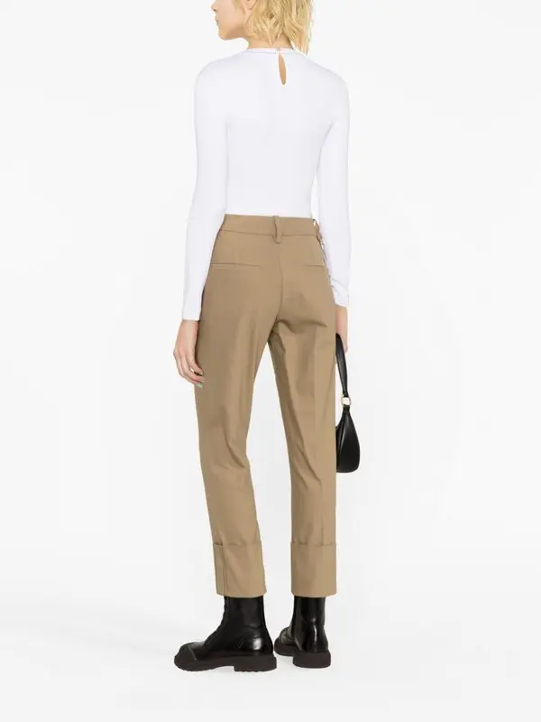 Brunello Cucinelli Cotton V-neck T-shirt With Monili Trim - Multicolor