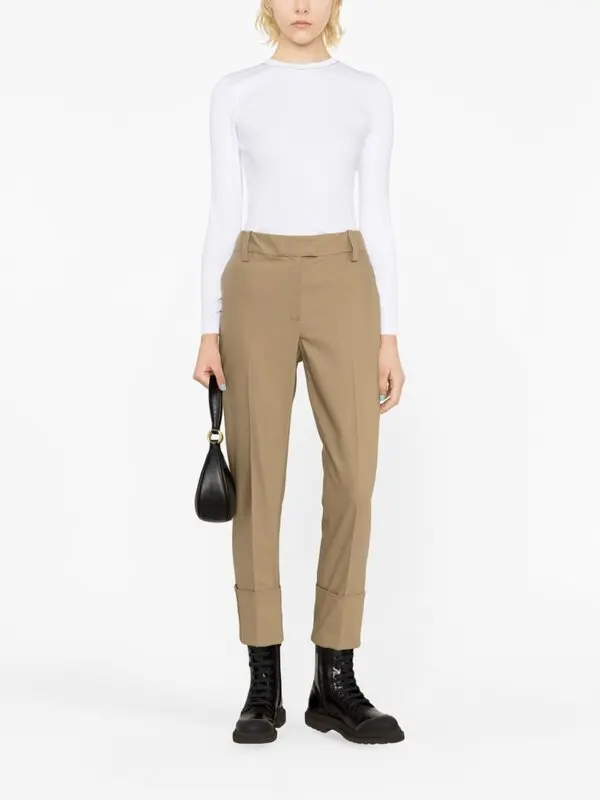 Brunello Cucinelli Cotton V-neck T-shirt With Monili Trim - Multicolor