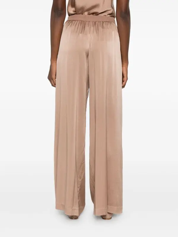 FORTE_FORTE Silk Satin Trousers - Multicolor