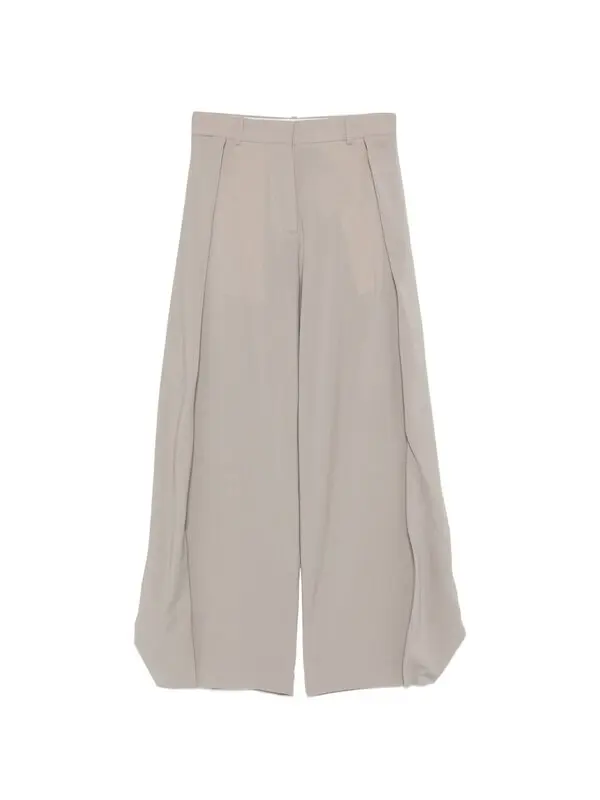 Loewe Wool Wide-leg Trousers - Multicolor