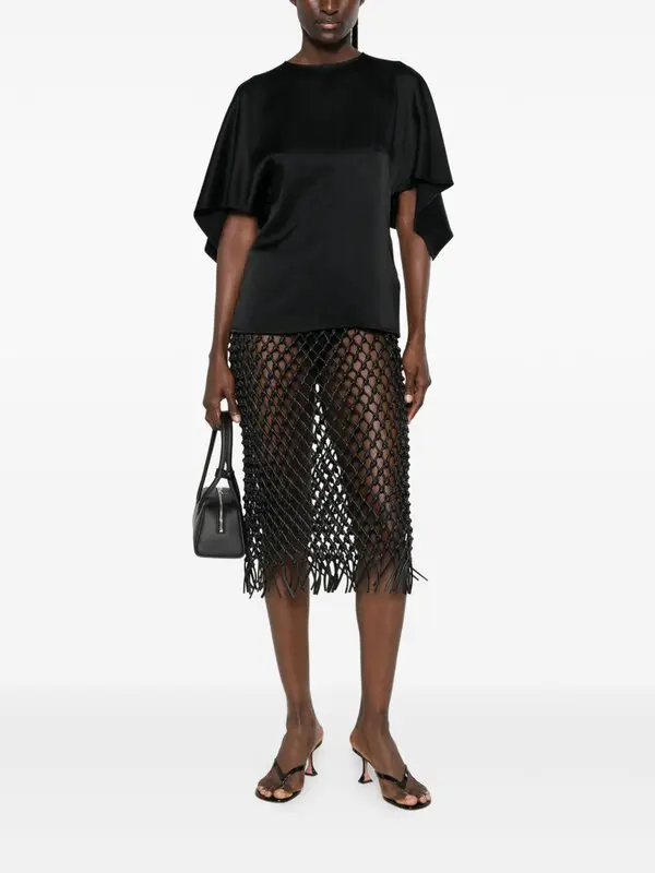 Stella McCartney Satin Silk Top - Multicolor