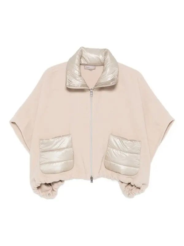 Herno Wool And Nylon Short Down Jacket - Multicolor