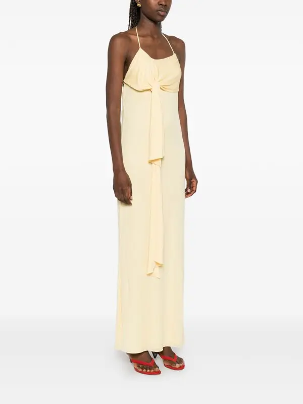 Loewe Knot Detail Long Dress - Multicolor