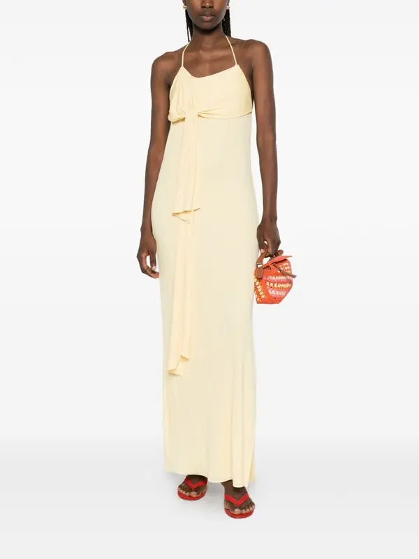 Loewe Knot Detail Long Dress - Multicolor