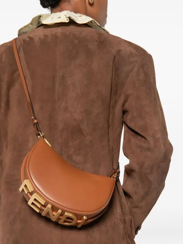 Fendi Baguette Mini Leather Handbag - Multicolor