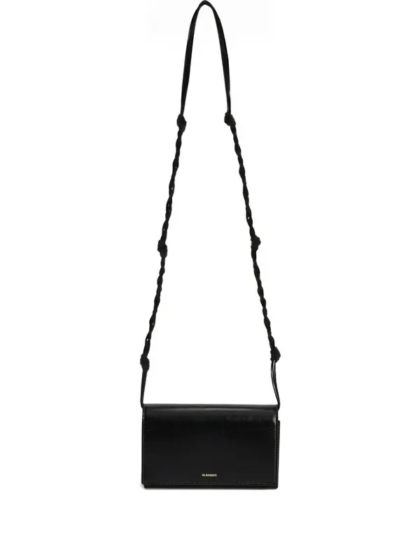 JIL SANDER Tangle Leather Wallet On Chain - Multicolor
