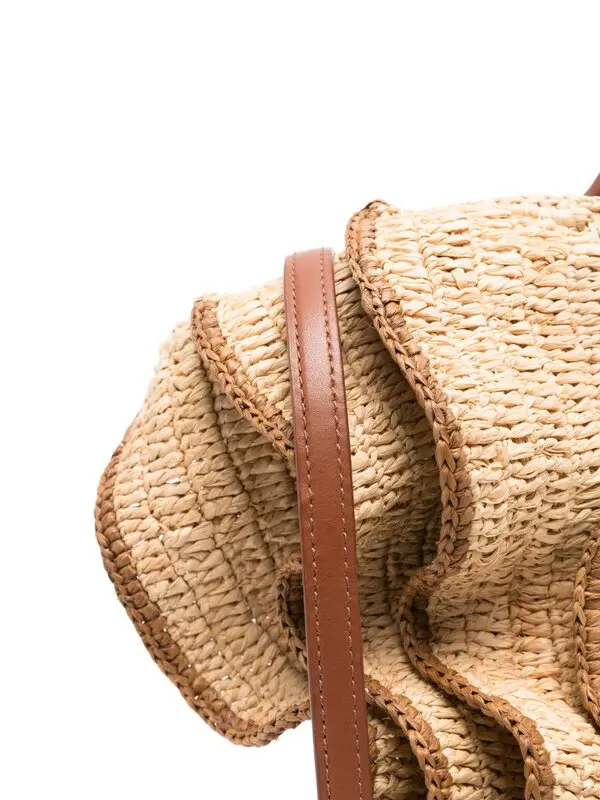 Zimmermann Raffia Tote With Gold-tone Hardware - Multicolor