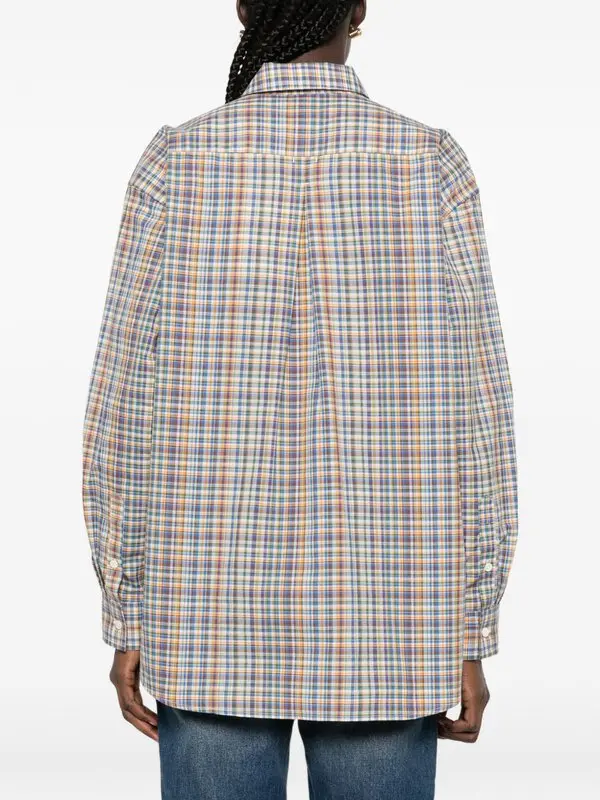TOTEME Checked Cotton Shirt - Multicolor