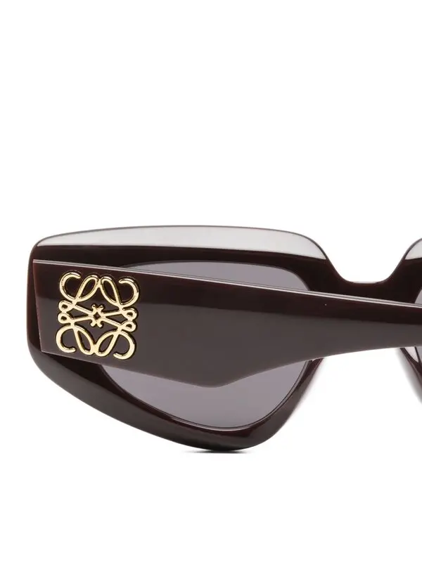 Loewe Butterfly Sunglasses With Gold-tone Anagram Plaque