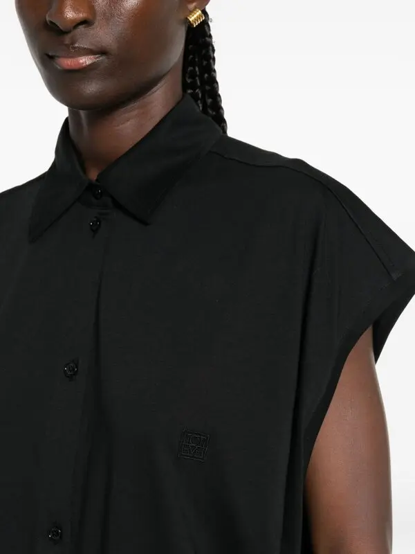 TOTEME Sleeveless Cotton Shirtdress