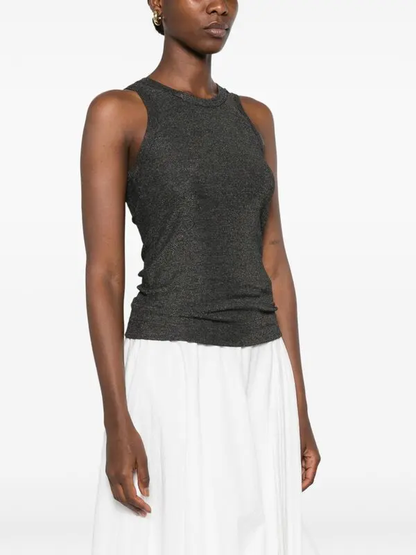 Brunello Cucinelli Sleeveless Crewneck Tank Top - Multicolor