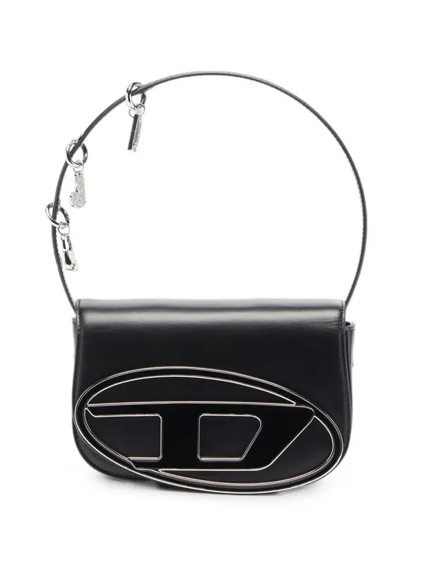 DIESEL® 1dr Leather Shoulder Bag With Metal Chain Detail - Multicolor