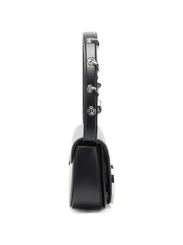 DIESEL® 1dr Leather Shoulder Bag With Metal Chain Detail - Multicolor
