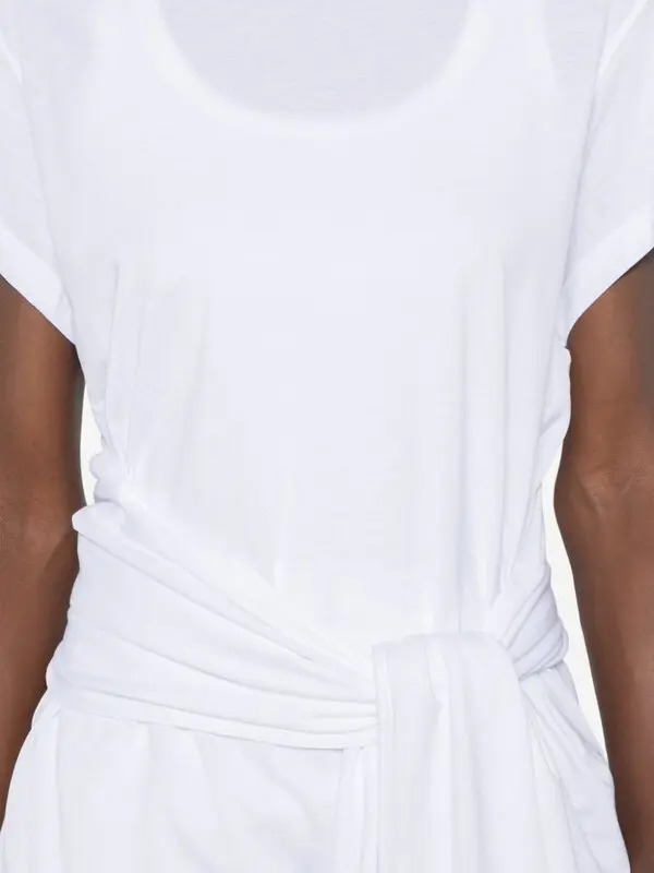 TOTEME Cotton Blend Tie-waist Top - Multicolor