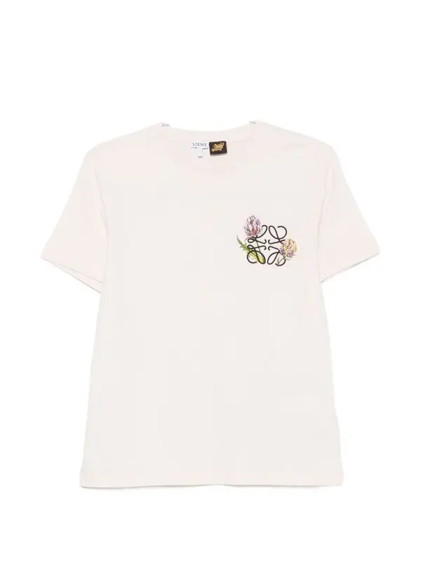 Loewe Logo Cotton T-shirt - Multicolor