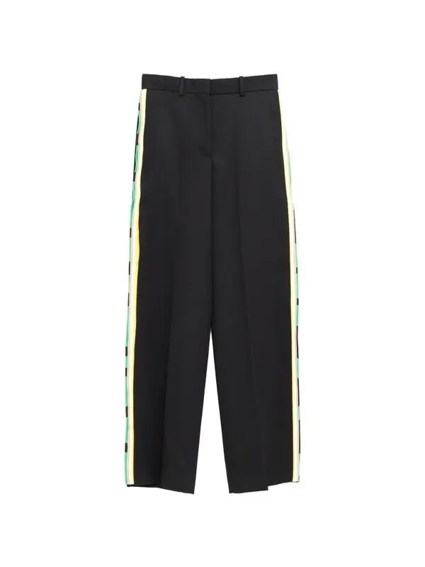 Loewe Wool Trousers With Side Stripe Detail - Multicolor