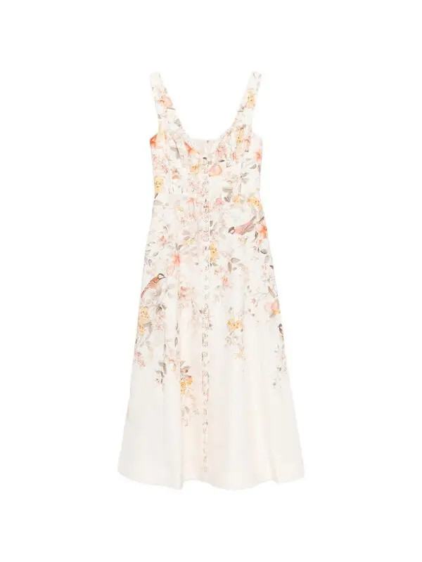 Zimmermann Luna Linen Picnic Dress