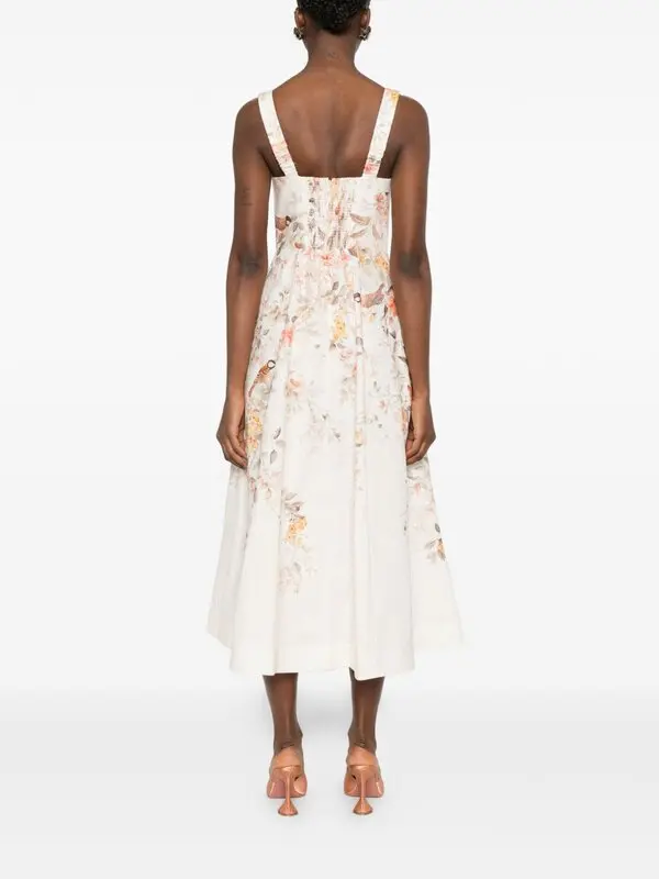 Zimmermann Luna Linen Picnic Dress