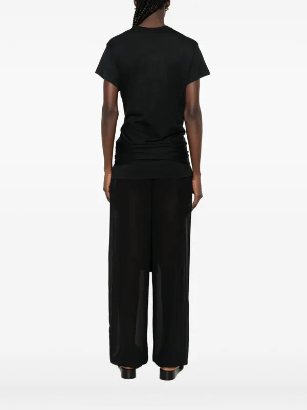 TOTEME Cotton Blend Tie-waist Top - Multicolor