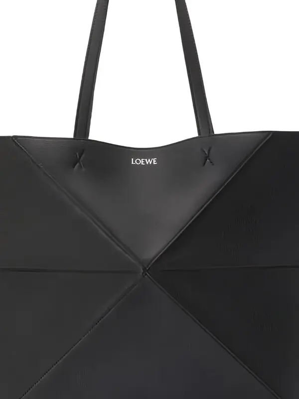 Loewe Puzzle Fold Large Leather Tote - Multicolor