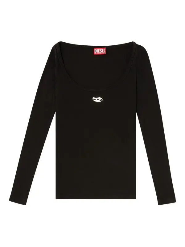 DIESEL® Ribbed Logo Top - Multicolor
