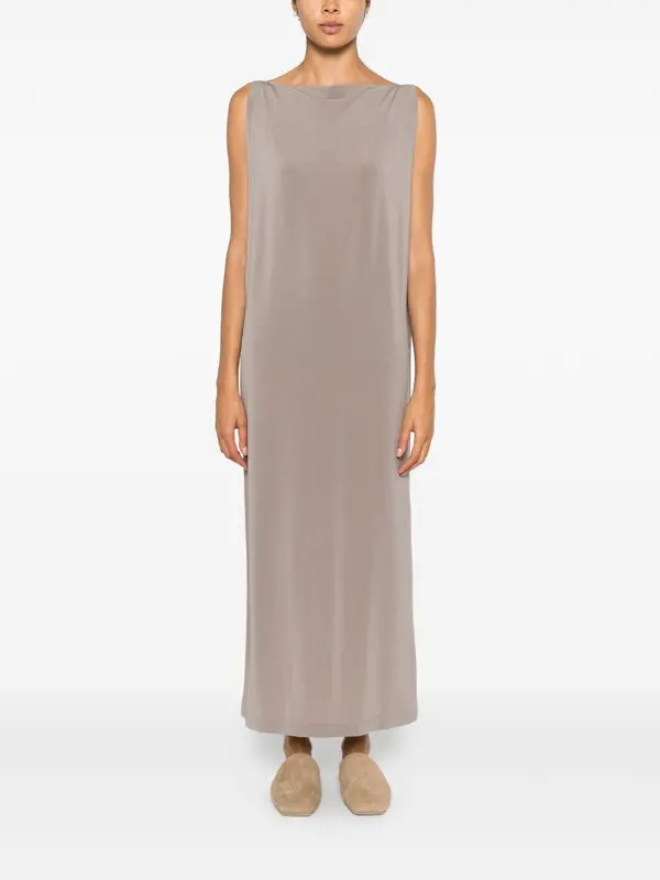 Issey Miyake Sleeveless Bateau Neck Dress