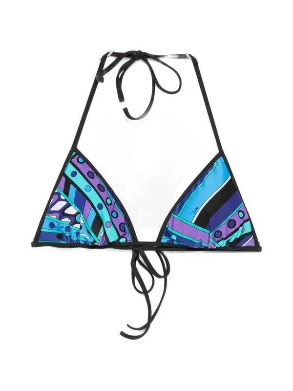 Emilio Pucci Printed Bikini Top - Multicolor