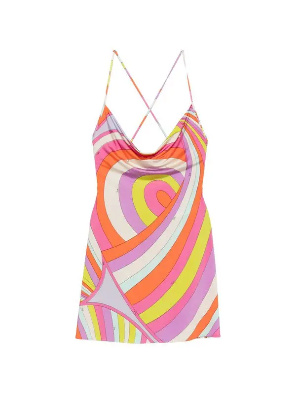 Emilio Pucci Printed Mini Dress - Multicolor