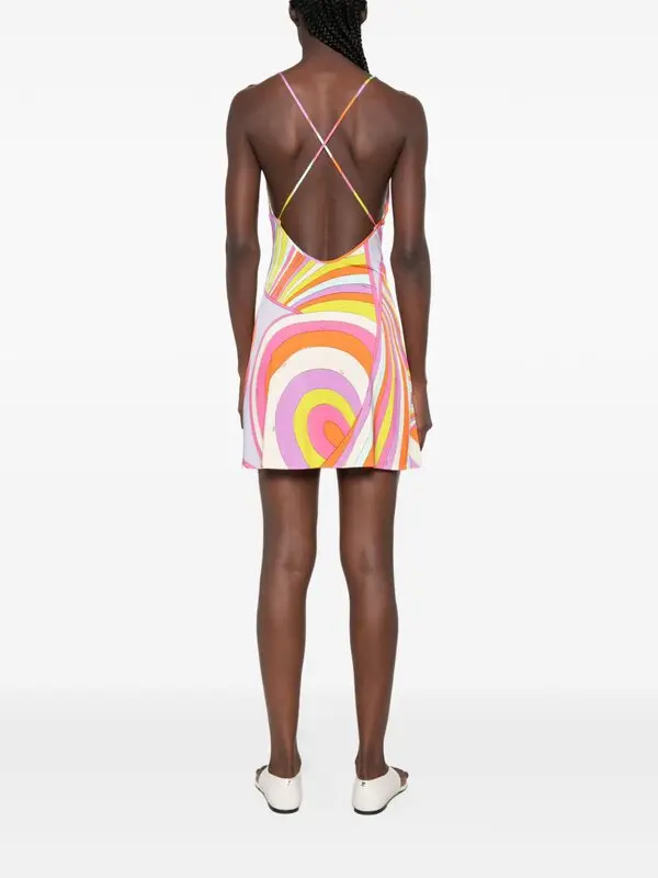 Emilio Pucci Abstract Print Mini Dress