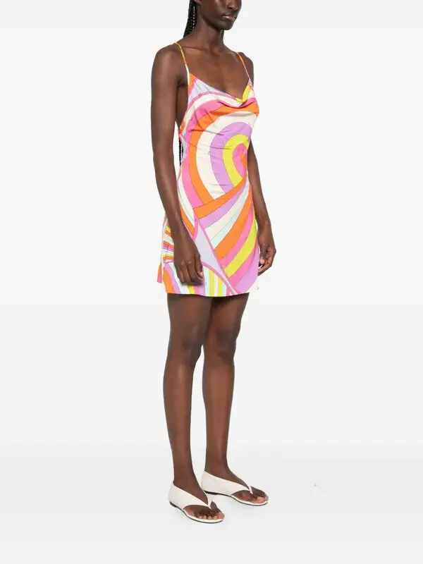Emilio Pucci Abstract Print Mini Dress