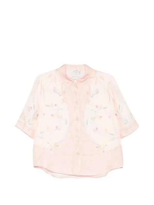 FORTE_FORTE Printed Silk Shirt - Multicolor