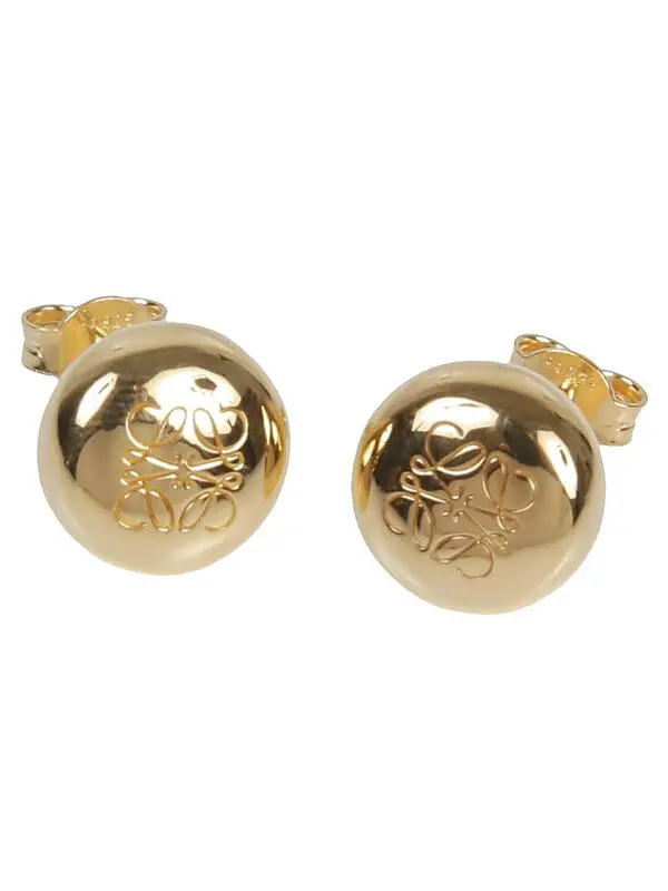Loewe Pebble Silver Earrings - Multicolor